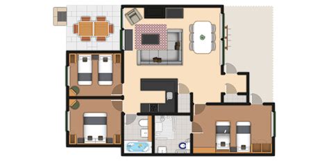 3 Bedroom Adapted Woodland Lodge Center Parcs