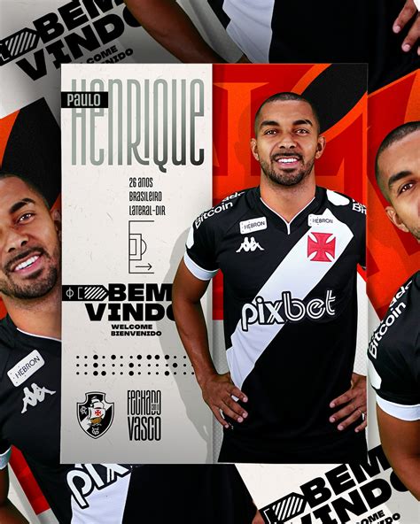 Vasco anuncia lateral Paulo Henrique ex Galo o 12º reforço da