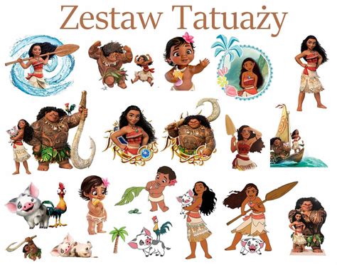 Tatuaże Dla Dzieci Zmywalne Vaiana Moana Y6 Propaganda Sklep EMPIK