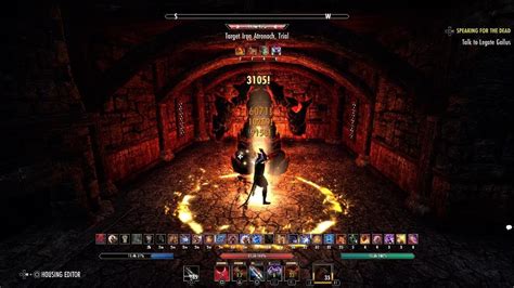Eso Magicka Nightblade Dps Pve Build K Waking Flame Dlc Ps Youtube