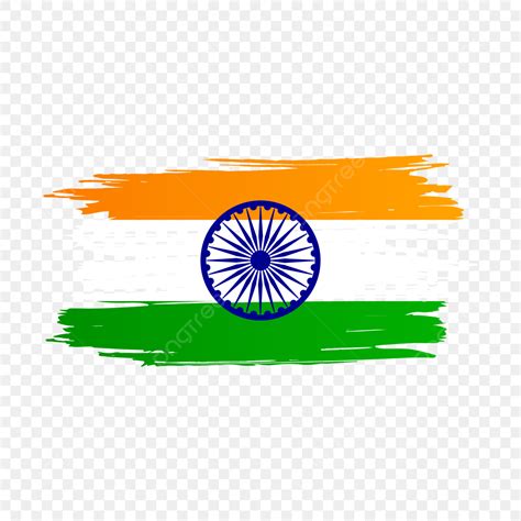 India Flag Vector Hd Images India Flag Transparent Watercolor Painted