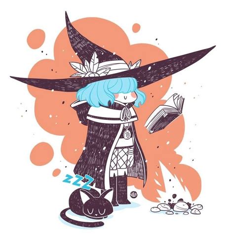 Pin By Colores Toto On Brujas Magia Ilustraciones Magic Witch Cute