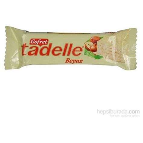 Tadelle Beyaz Cıkolata Kaplamalı Gofret 35 gr Fiyatı