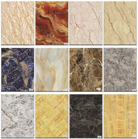 Cina Kualitas Tinggi UV PVC Marmer Lembar Showroom Wall Panel Pemasok