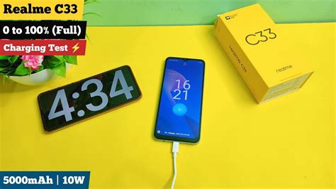 Realme C33 Charging Test 0 100 Charging Time 5000mAh