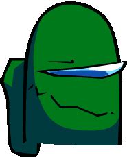 Green Imposter Among Us Sticker Green Imposter Among Us Among Us