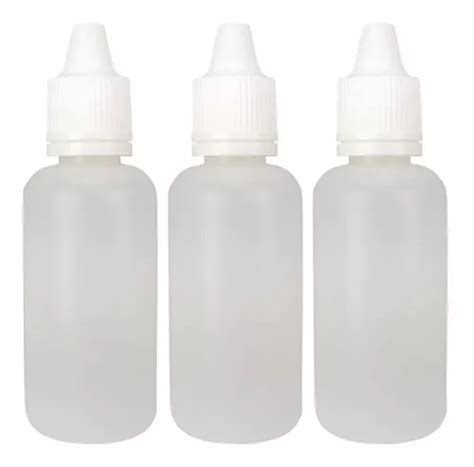 Frasco Plástico De 30ml Conta Gotas 300un Tampa Lacre Frete grátis