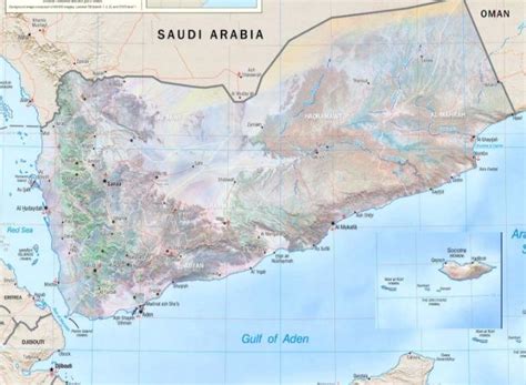 Yemen Districts Map