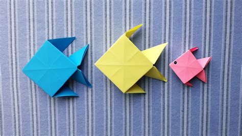 Como hacer un pez de papel origami muy fácil learn how to make an