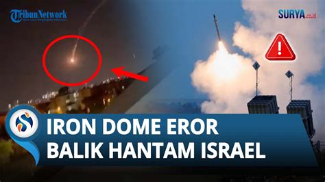 LAGI Rudal Salvo Hamas Jebol Pertahanan Israel Iron Dome Eror Malah