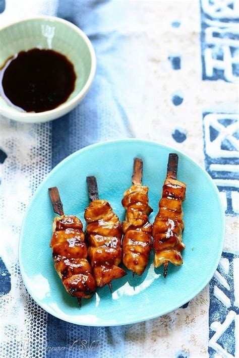 Yakitori De Poulet Des Brochettes Yakitori Maison Pour Faire Comme Au