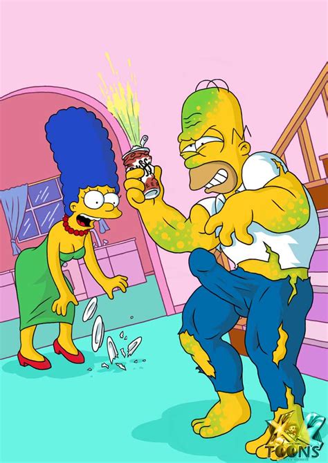 Rule 34 Female Homer Simpson Human Male Marge Simpson Marvel Straight Tagme The Simpsons Xl
