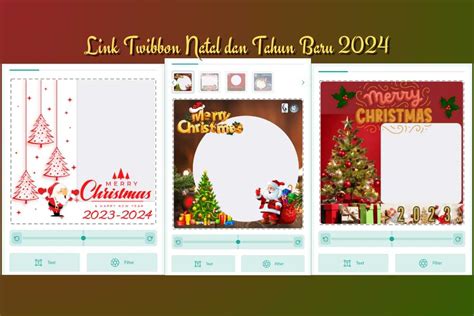32 Link Twibbon Hari Natal Dan Tahun Baru 2024