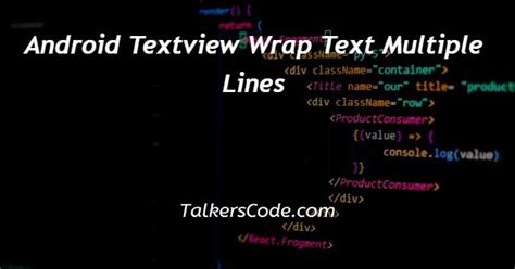 how to set the multiple lines in textview android stu