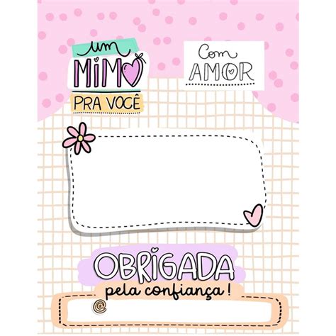 Cartão de agradecimento ao cliente para brindes Elo7