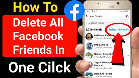 How To Delete All Facebook Friends In One Click 2024 Delete All