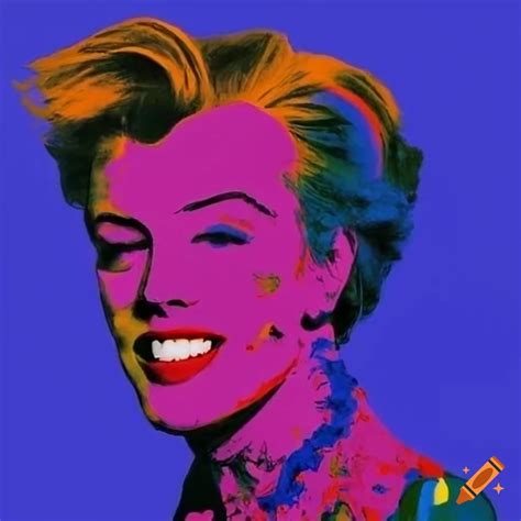 Pop Art Self Portrait In The Style Of Warhol On Craiyon