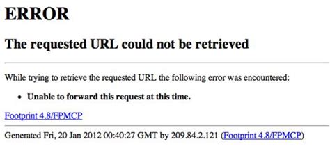 Error The Requested Could Not Be Retrieved Techyv