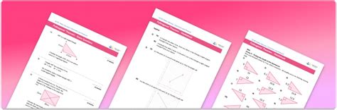 Pythagoras Worksheet GCSE Maths FREE Third Space Learning