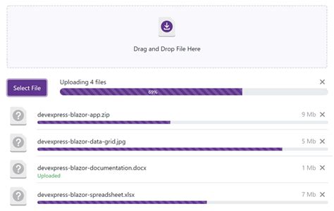 Blazor Tabs Upload Menu Toolbar Utility Components DevExpress