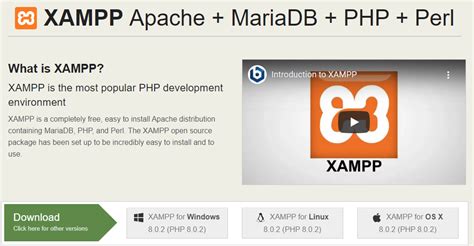 how to setup and configure xampp lamp on a linux system