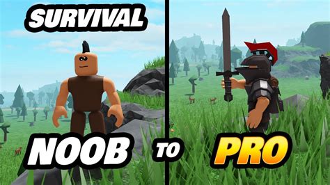 NOOB To PRO Solo In The Survival Game On Roblox YouTube