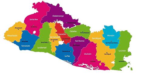 Mapa de El Salvador datos interesantes e información sobre el país