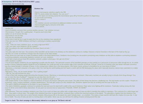 Anon And The Necromancers Apprentice Greentext Stories Know Your Meme
