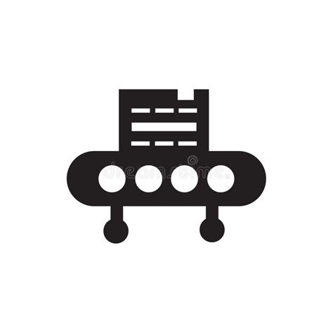 Vector Del Icono Del Transportador De La Colecci N Total Del