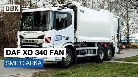 Grupa DBK prezentuje pojazdy do zadań specjalnych DAF XD śmieciarka