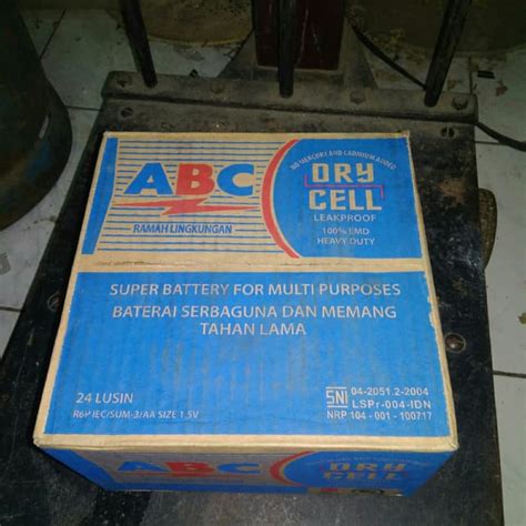 Jual Baterai Battery ABC Biru Kecil Ukuran AA A2 Per Karton 24 Lusin