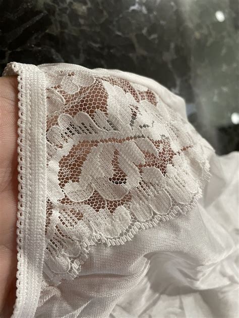 Vintage Vanity Fair Nylon Granny Panties Nos White Si Gem