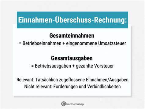 Einnahmen Überschuss Rechnung kostenlose Vorlage herunterladen