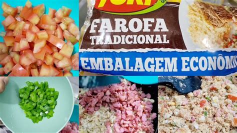 APRENDA A FAZER ESSA FAROFA ÚMIDA E MUITO SABOROSA DE TOMATE