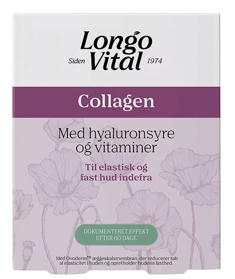 Køb Collagen med hyaluronsyre og vitaminer 30 stk fra Longo Vital Matas
