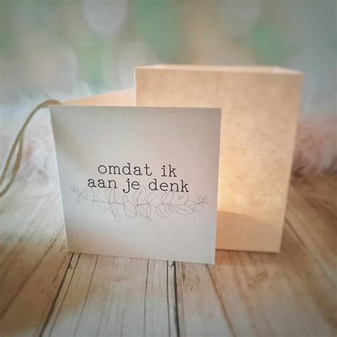 Lichtpuntje Omdat Ik Aan Je Denk Webshop Vol Warme Troostcadeautjes
