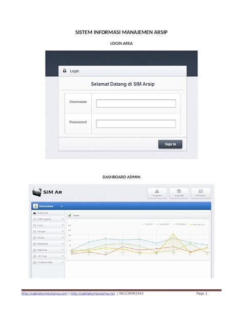 DOCX SIM Arsip Berbasis Web Sistem Informasi Manajemen Arsip