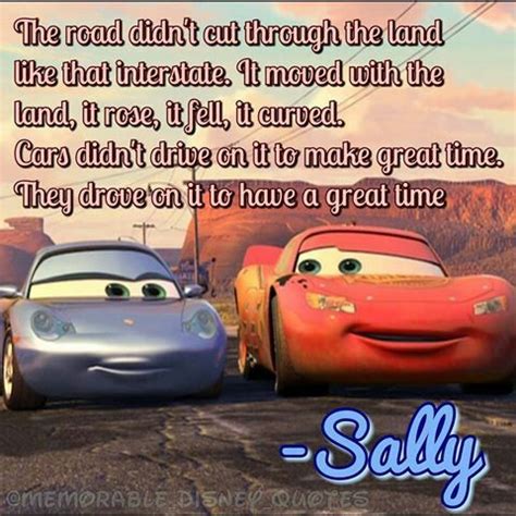 Disney S Cars Sally Quite Cars Movie Quotes Cars Movie Disney Cars