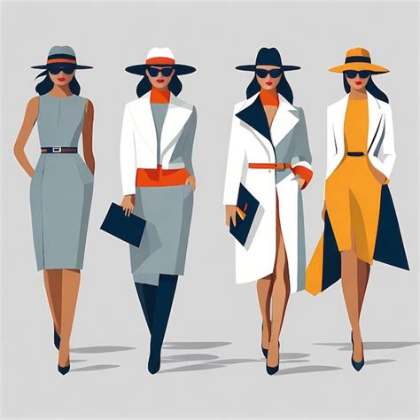 Premium Ai Image Fashion Models Runway Collection