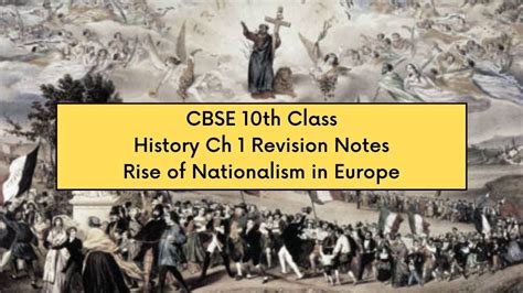 The Rise Of Nationalism In Europe Class Notes Cbse History Chapter