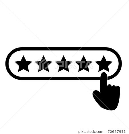 Customer Reviews Icon On White Background Stock Illustration