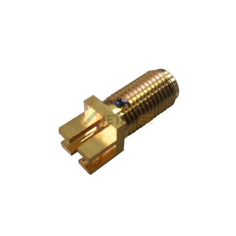 Straight SMA Female Connector PCB Edge Mount MetabeeAI