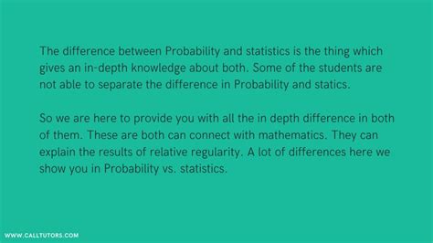 Ppt Probability Vs Statistics Which Is Better And How To Choose