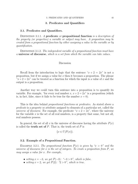 predicates and quantifiers 45 pdf first order logic proposition