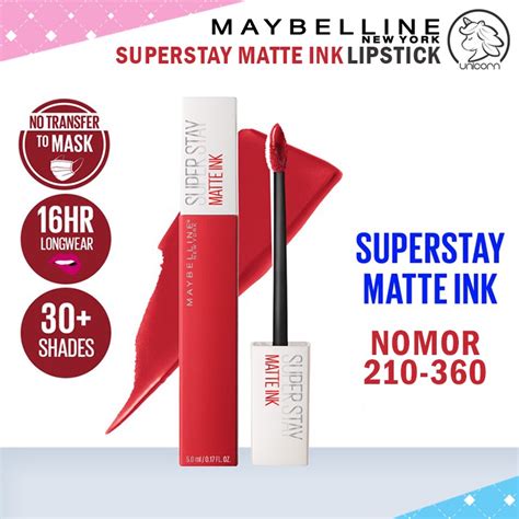 Maybelline Liquid Matte Lipstick Make Up Superstay Matte Ink