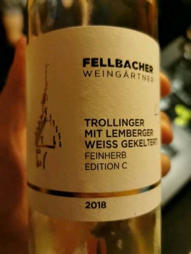 Fellbacher Weingärtner Edition C Trollinger Lemberger Weiss Gekeltert