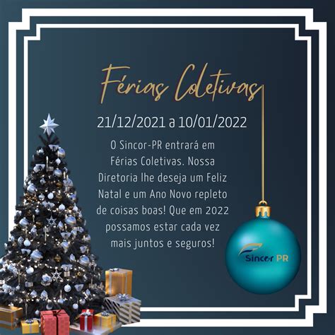Comunicado de Férias Coletivas Sincor PR
