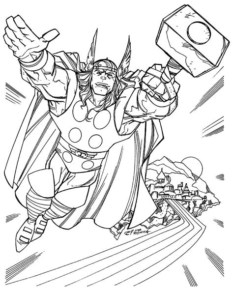 30 Desenhos de Thor para colorir Dicas Práticas
