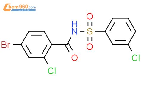 477843 55 3 BENZAMIDE 4 BROMO 2 CHLORO N 3 CHLOROPHENYL SULFONYL