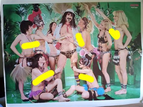 Frank Zappa Naked Women Abba Agnetha Frida Benny Bjorn Poster Sweden
